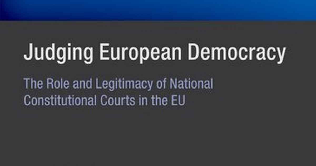 Judging European Democracy - Amsterdam Centre for European Studies ...